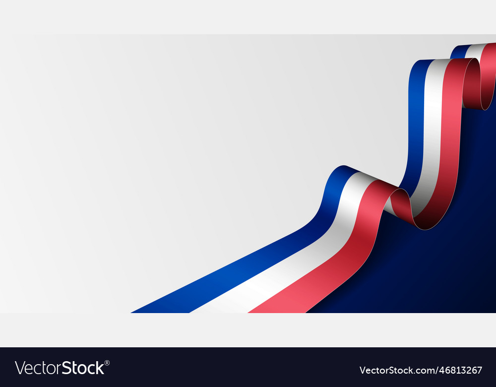 France ribbon flag background Royalty Free Vector Image France ribbon flag background Royalty Free Vector Image