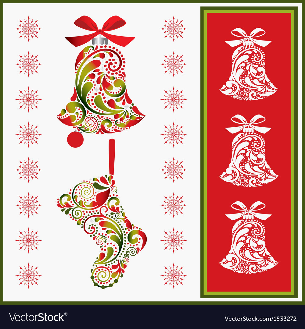 Christmas set Royalty Free Vector Image - VectorStock
