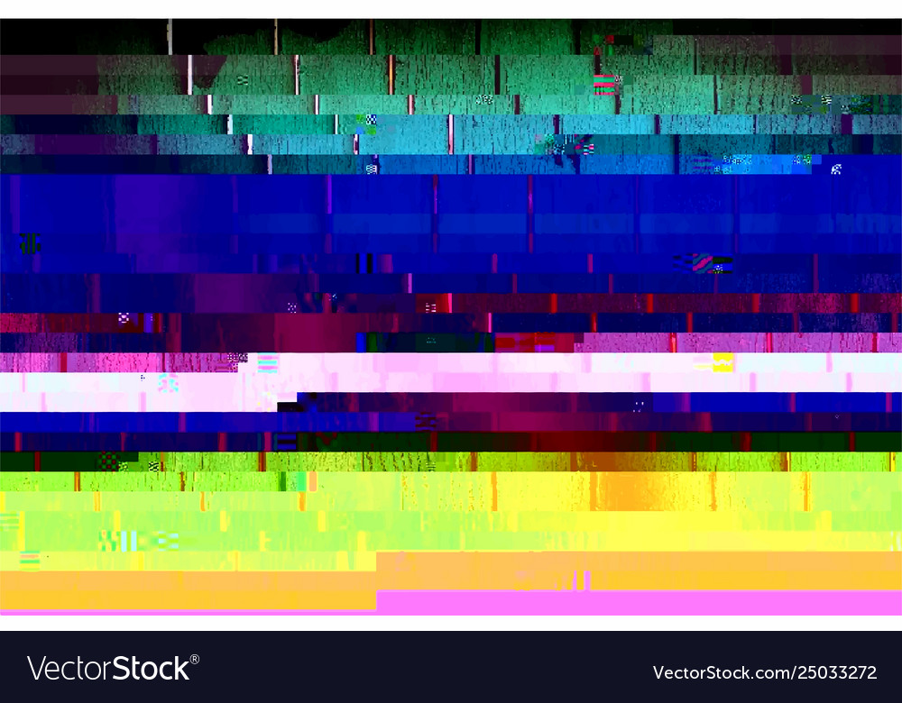 Glitched abstract background Royalty Free Vector Image