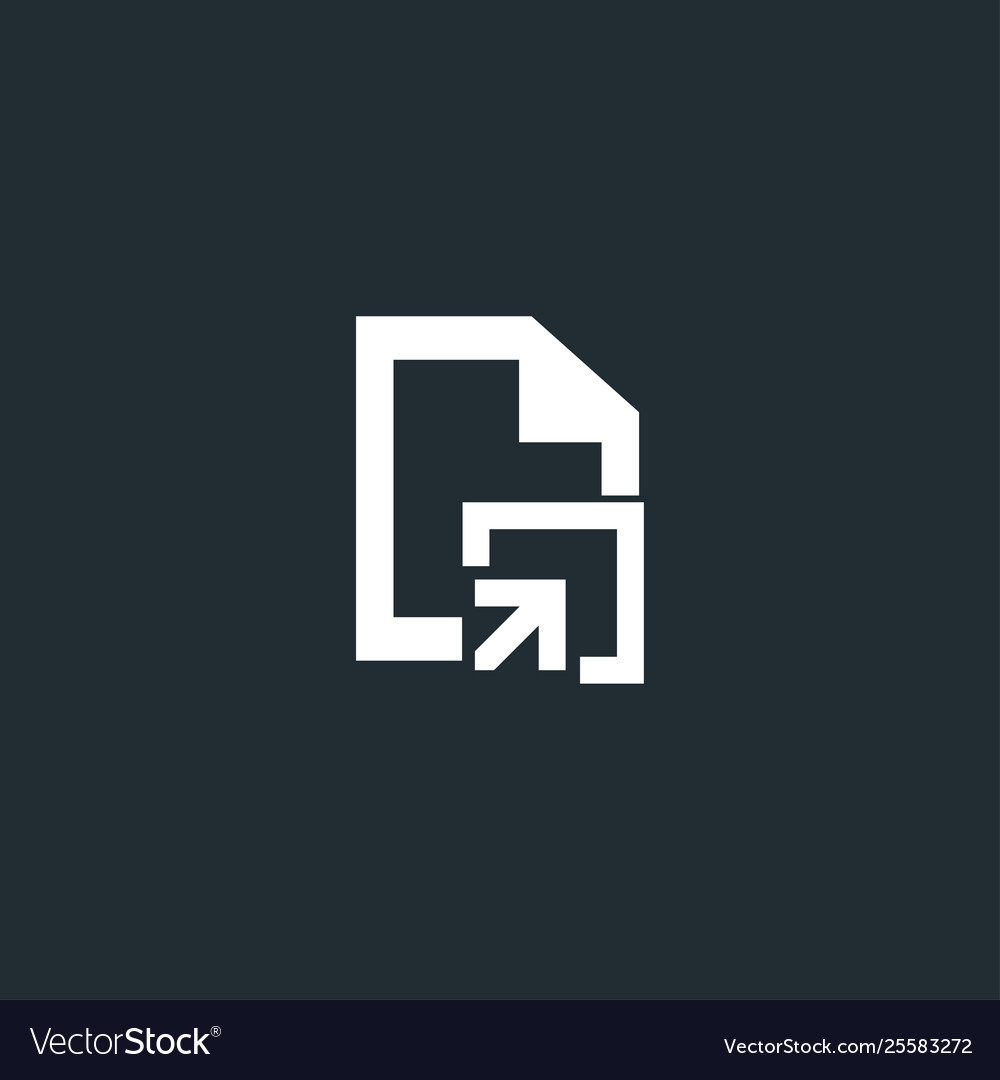 Insert new document into your document icon Vector Image