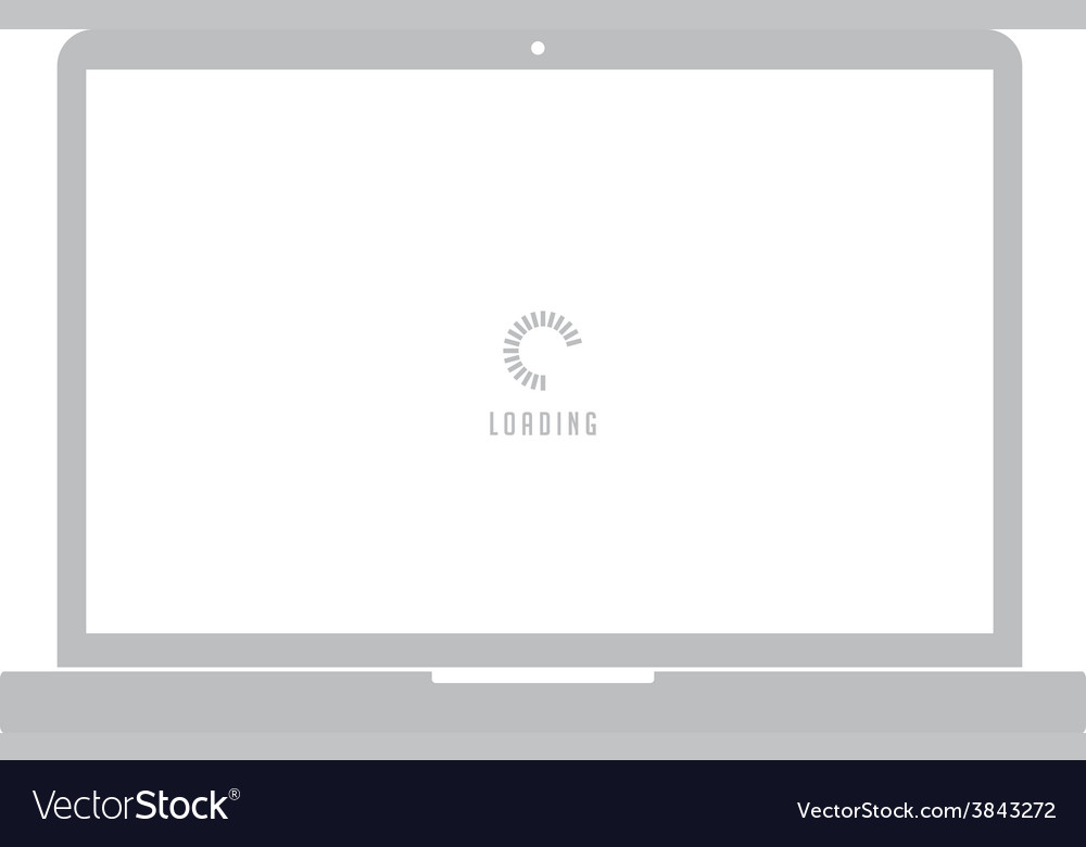 Notebook laptop computer Royalty Free Vector Image