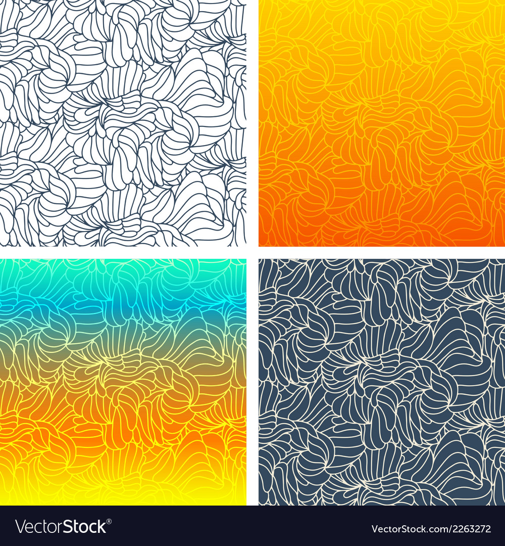 Seamless patterns Royalty Free Vector Image - VectorStock