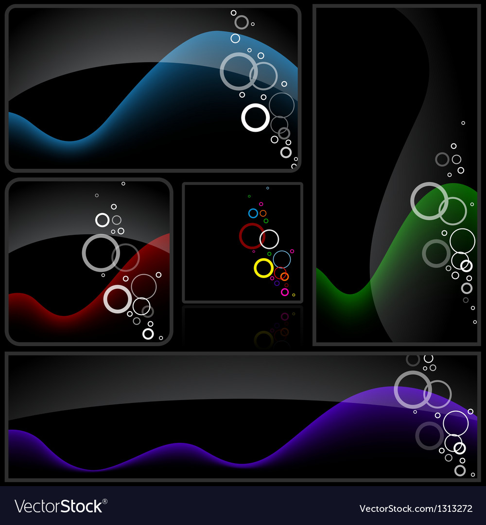 Wave and bubbles Royalty Free Vector Image - VectorStock
