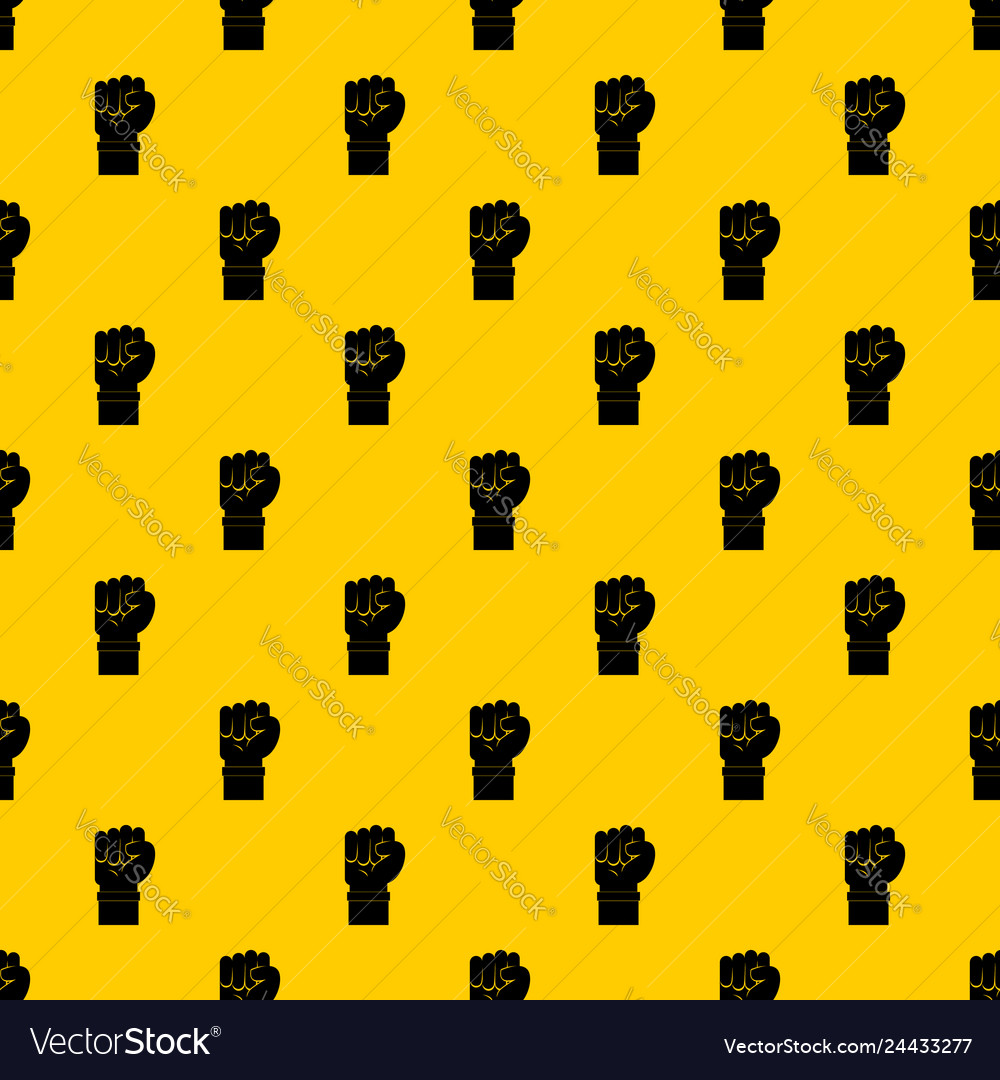 Fist pattern Royalty Free Vector Image - VectorStock