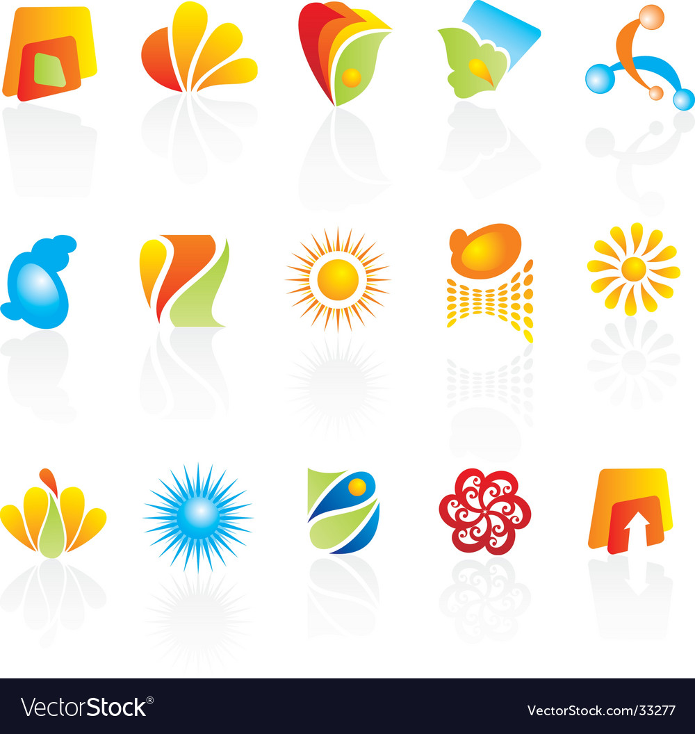 Logo elements Royalty Free Vector Image - VectorStock