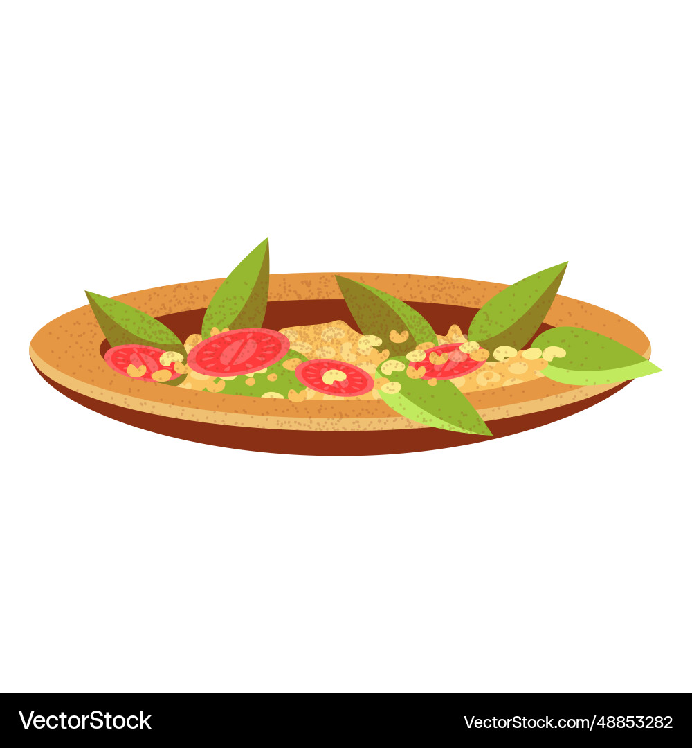 Ful medames arabic food Royalty Free Vector Image