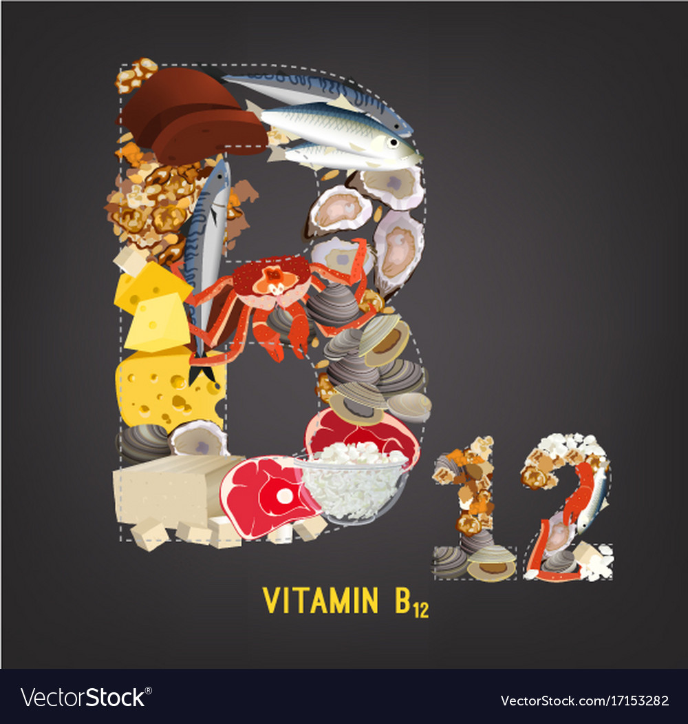 Vitamin b12 image Royalty Free Vector Image - VectorStock