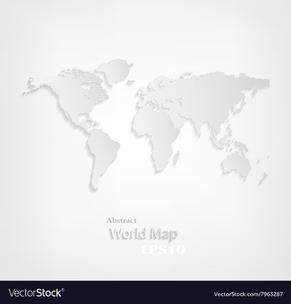 World map Royalty Free Vector Image - VectorStock