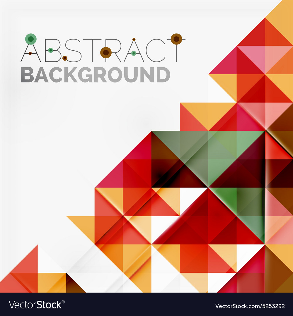 Abstract geometric background modern overlapping Vector Image