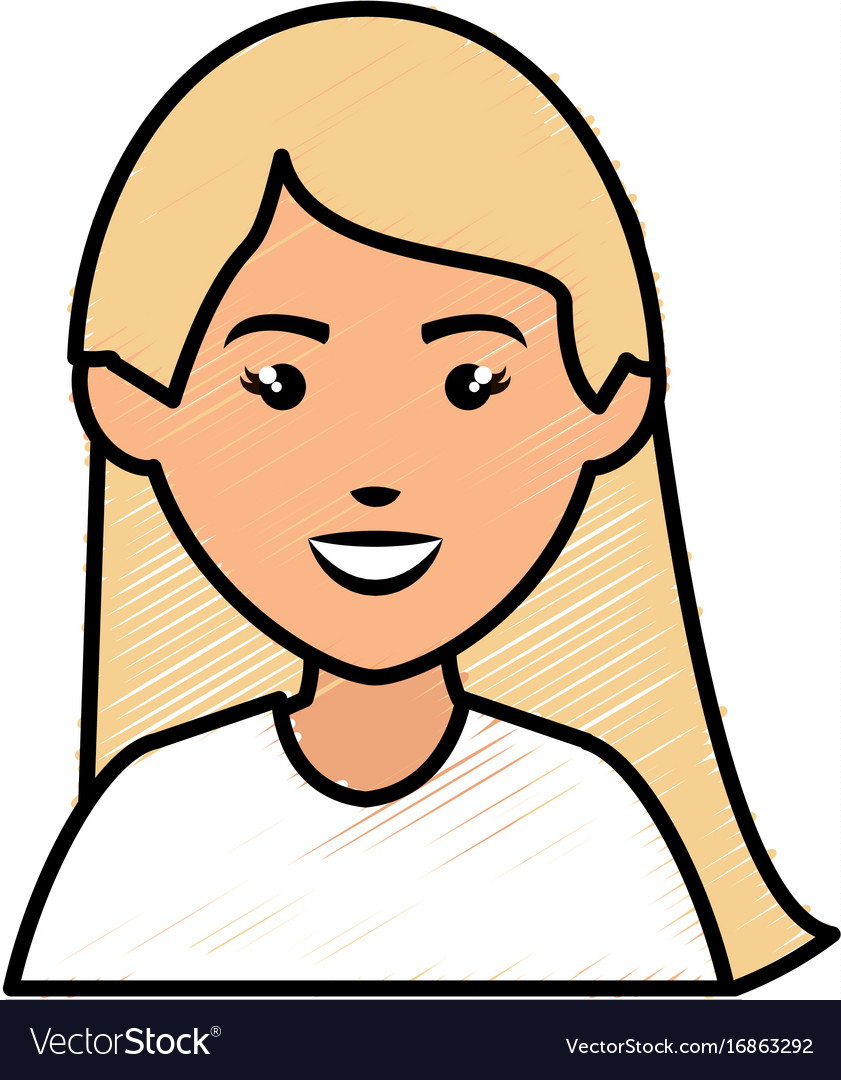 Beautiful woman avatar character Royalty Free Vector Image