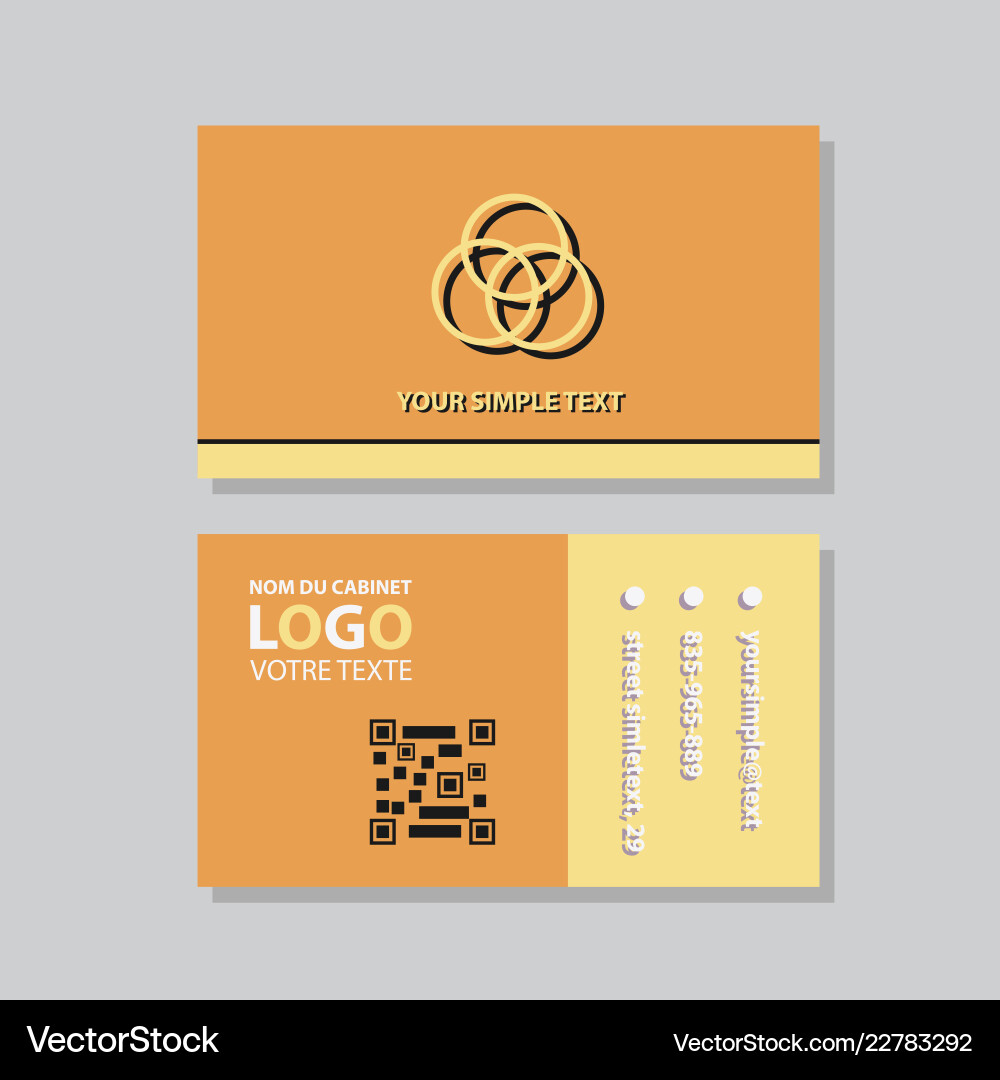 Business model name card luxury modern black Vector Image