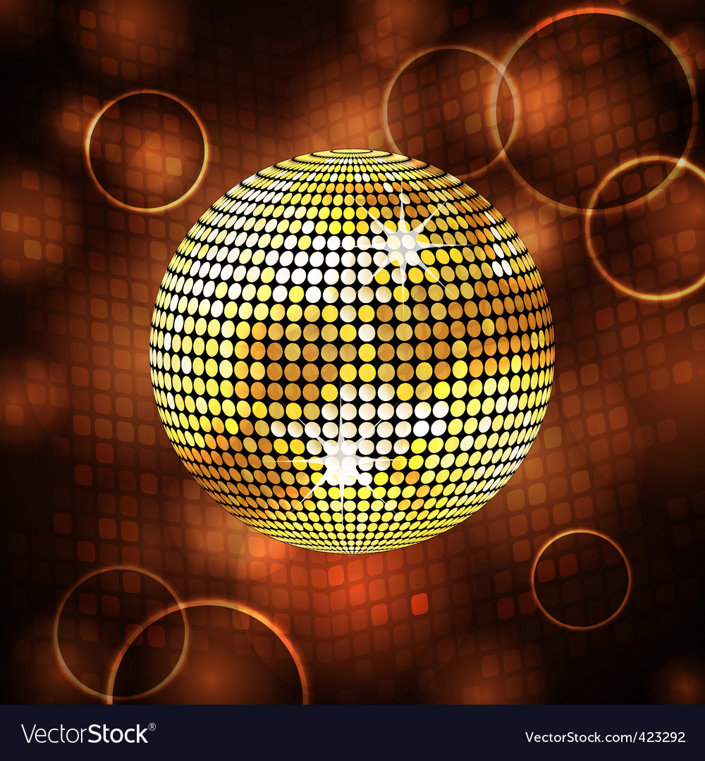 Disco background Royalty Free Vector Image - VectorStock