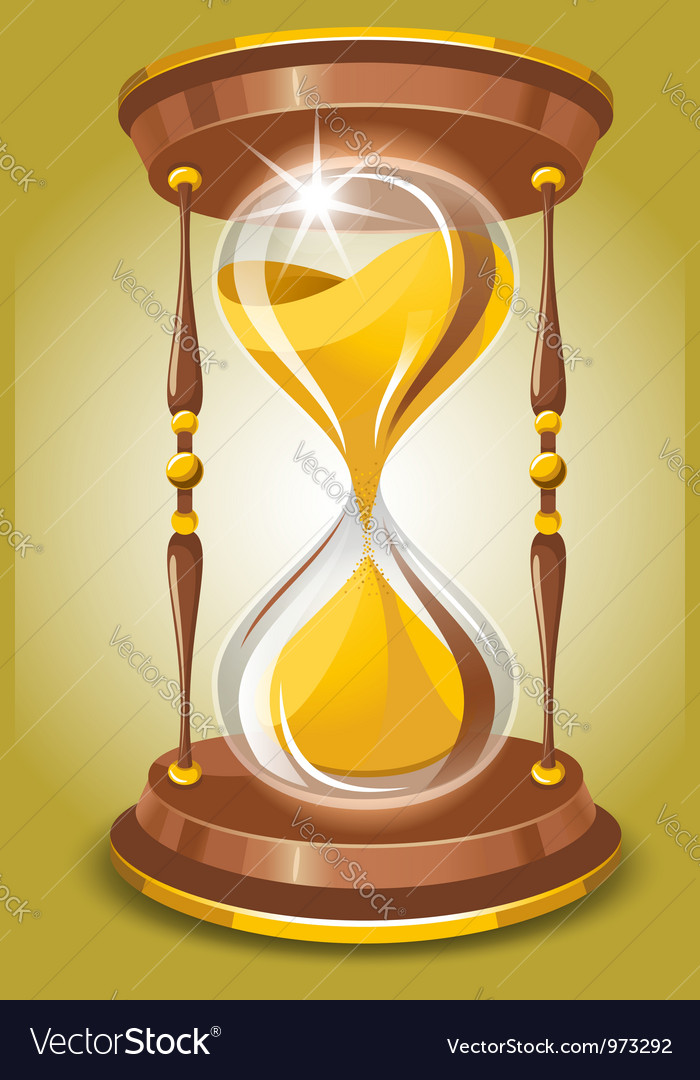 Hourglass Royalty Free Vector Image - VectorStock