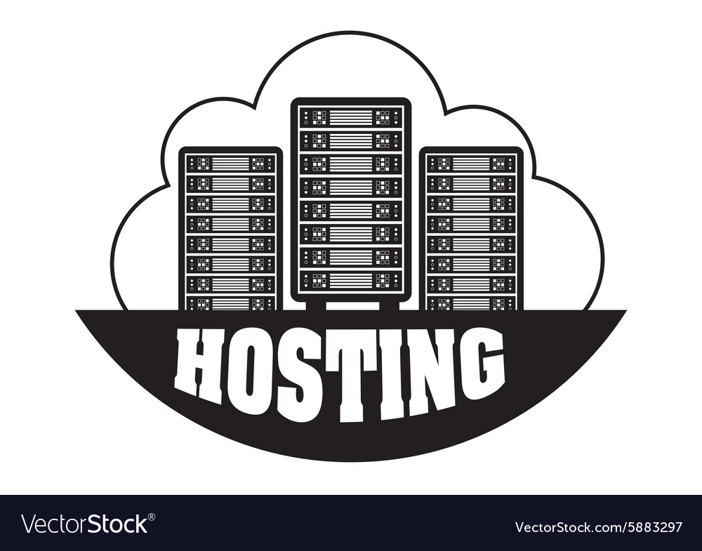 Database digital design Royalty Free Vector Image