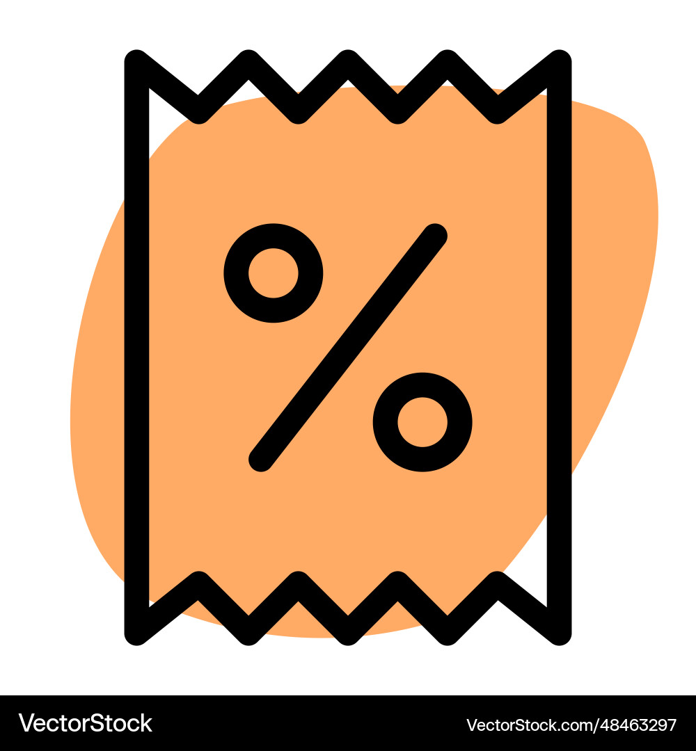 Great discount applied on shopping bill Royalty Free Vector
