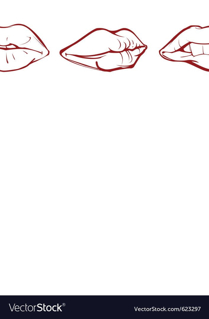 Lips Royalty Free Vector Image - VectorStock