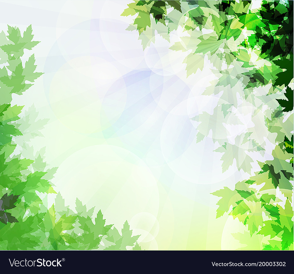 Light spring background Royalty Free Vector Image
