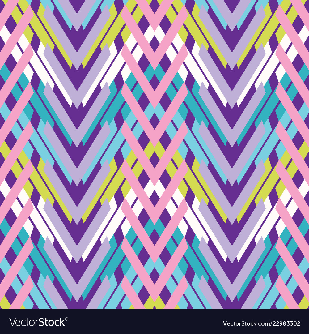 Woven chevron pattern seamless Royalty Free Vector Image