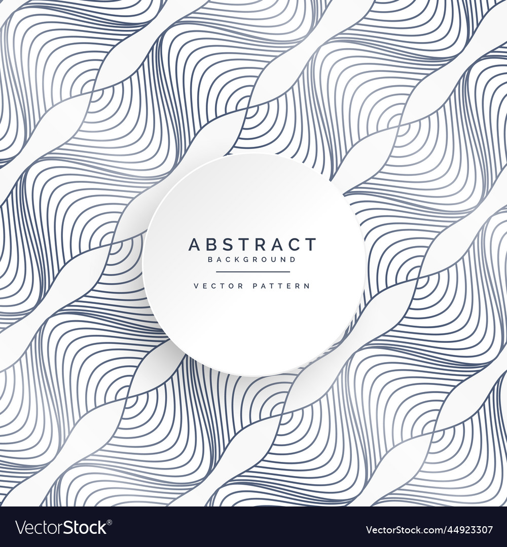 Abstract curvy lines pattern background Royalty Free Vector