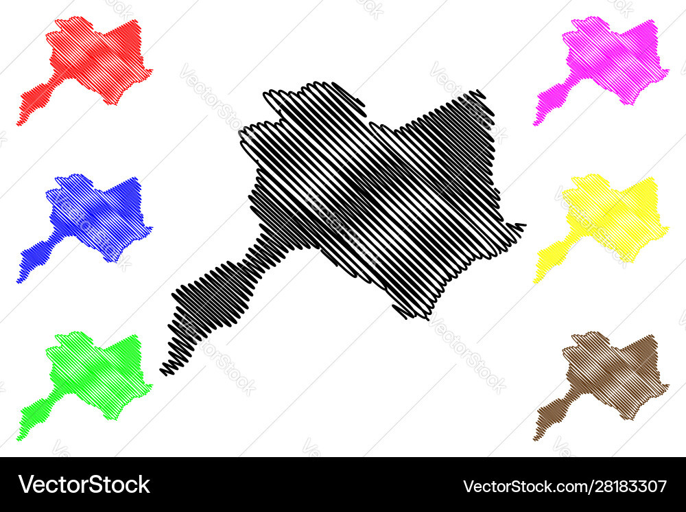 Cuvette department departments republic Royalty Free Vector
