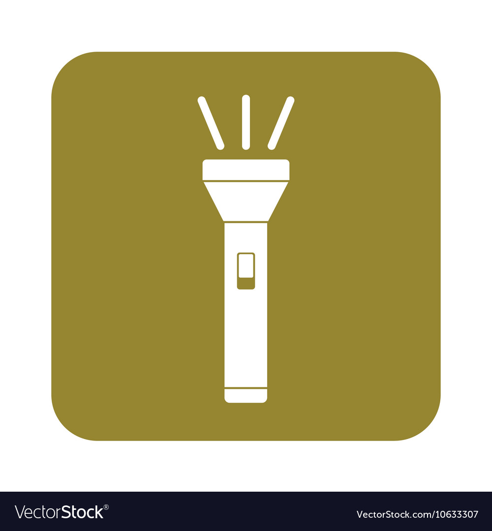 Flashlight icon Royalty Free Vector Image - VectorStock