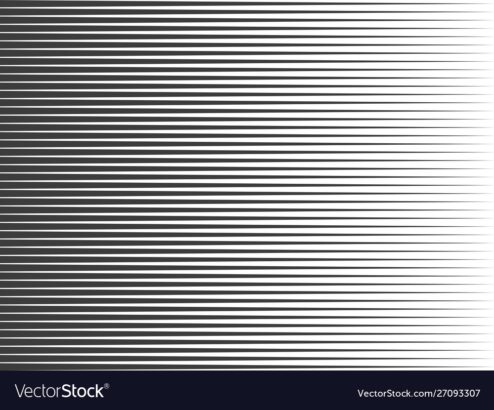 Horizontal lines linear halftone pattern Vector Image