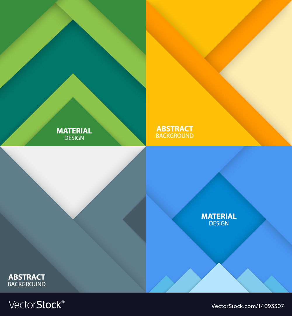 Material design backgrounds Royalty Free Vector Image