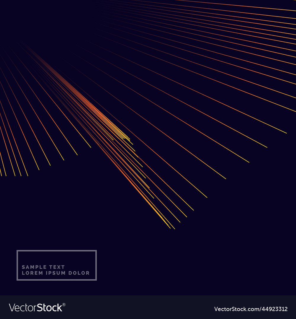 Abstract line rays background design Royalty Free Vector