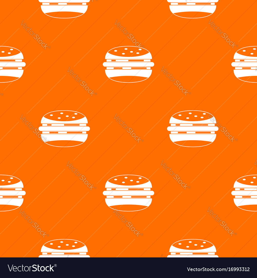 Burger pattern seamless Royalty Free Vector Image