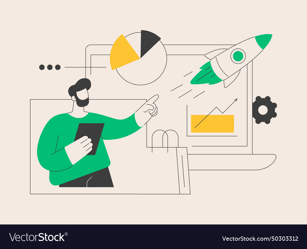 Demand planning abstract concept Royalty Free Vector Image