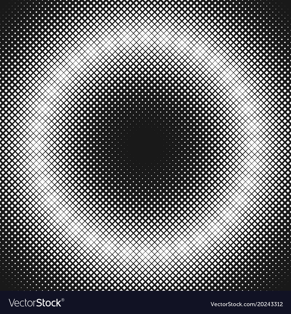 Halftone diagonal square pattern background Vector Image