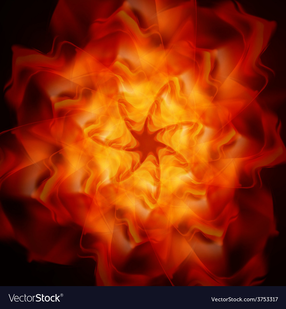 Abstract fire flames Royalty Free Vector Image