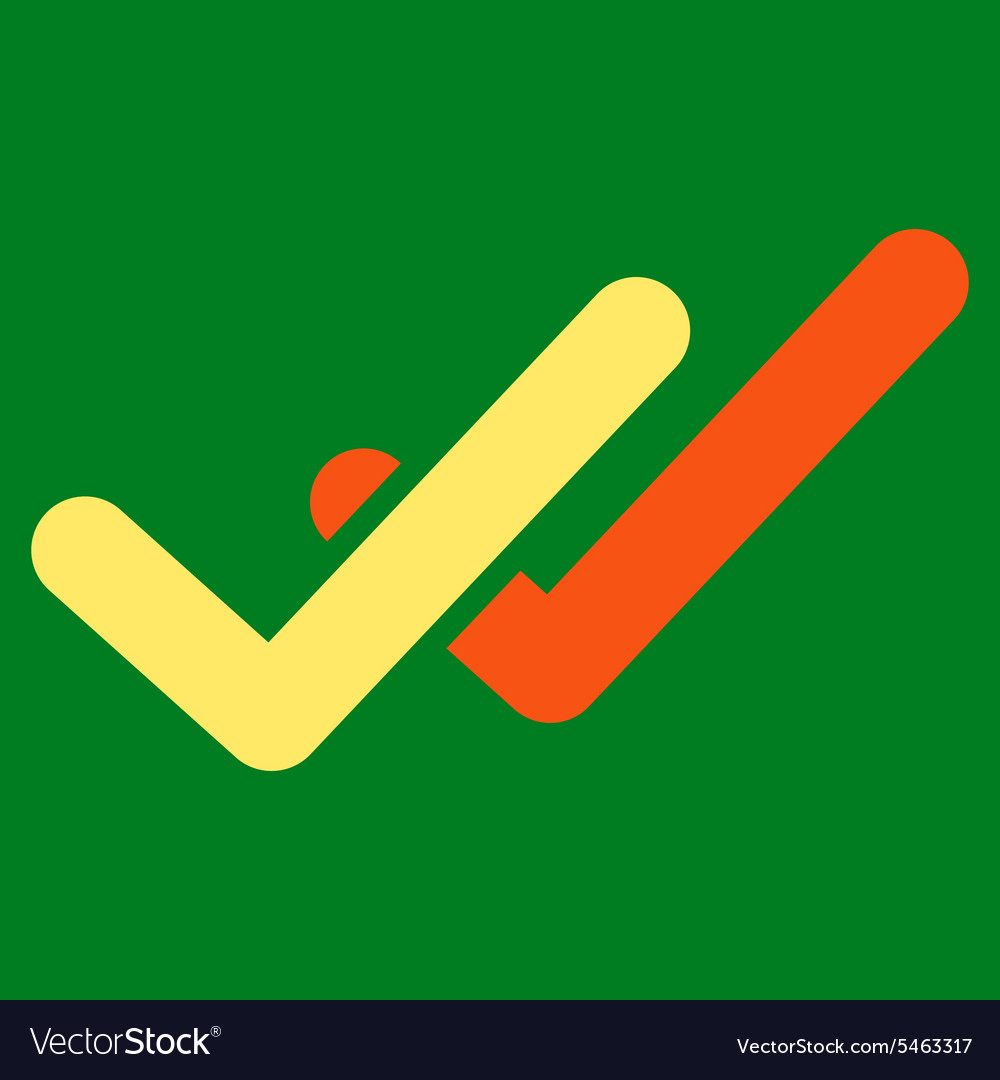 Validation icon from business bicolor set Vector Image