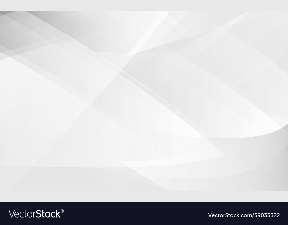 Abstract white geometric shape with digital Vector Image