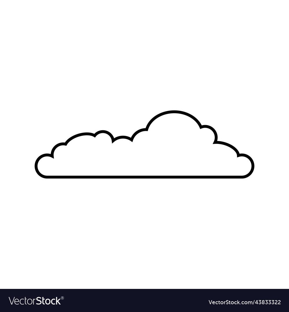 Cloud logo Royalty Free Vector Image - VectorStock
