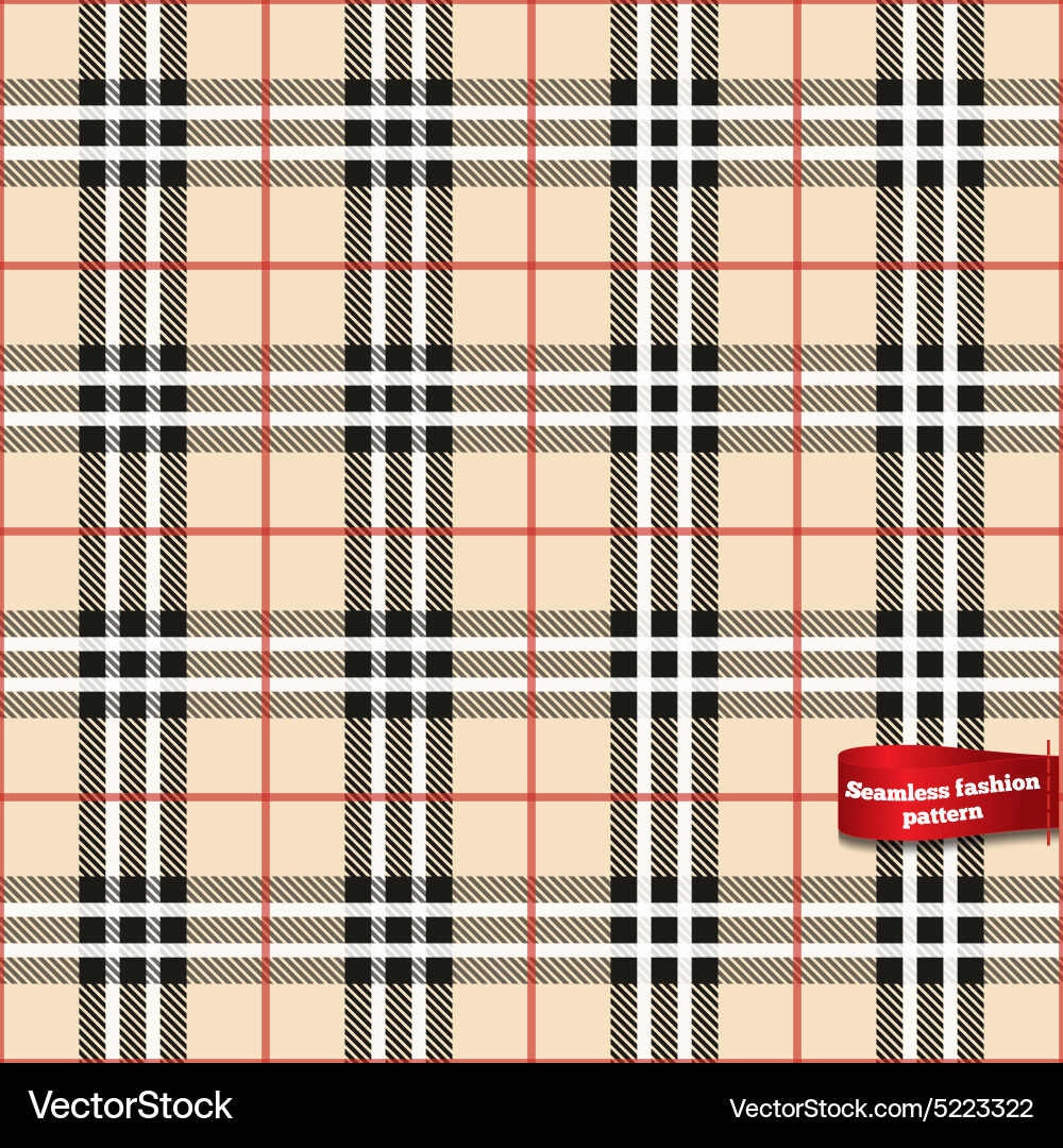 Seamless fabric pattern Royalty Free Vector Image