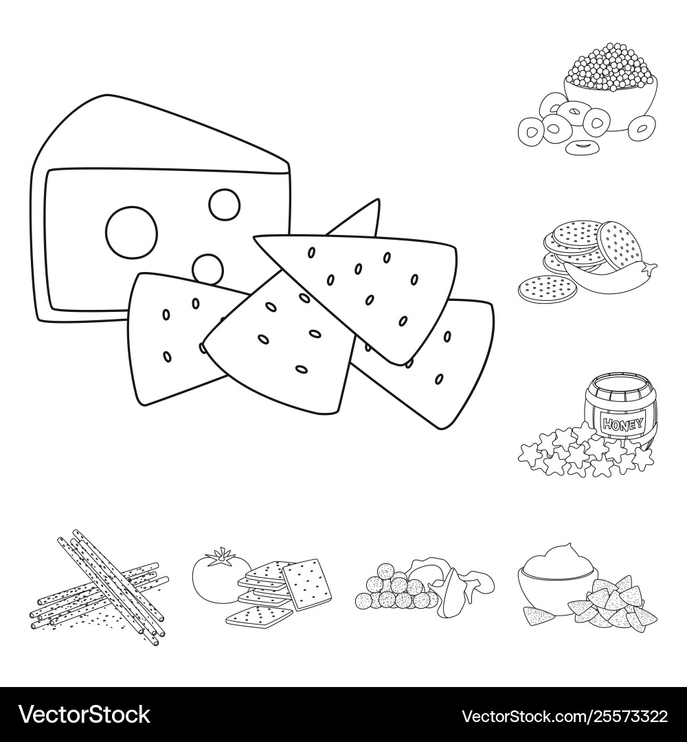 Taste and crunchy symbol Royalty Free Vector Image