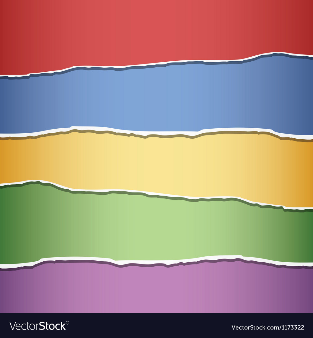 Torn sheet Royalty Free Vector Image - VectorStock