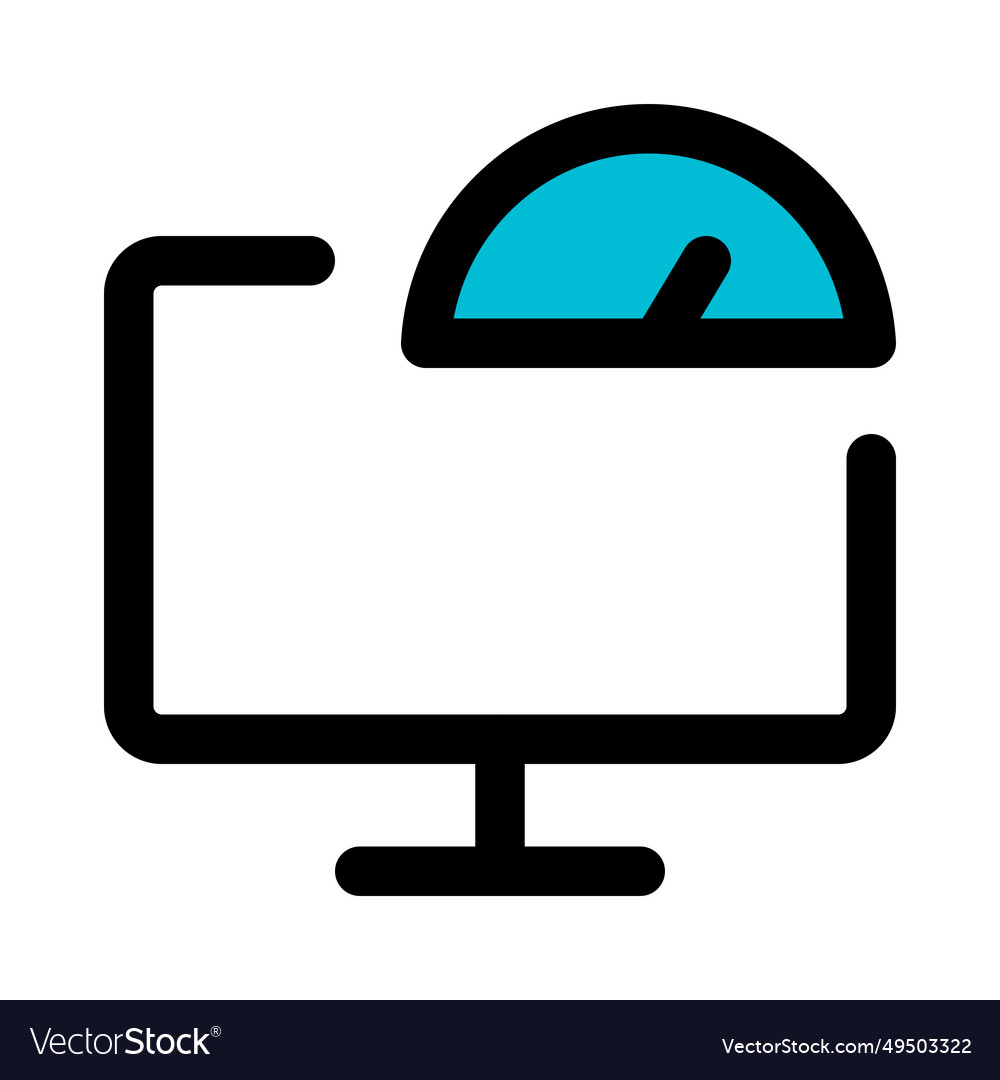 Track and display real-time data with precision Vector Image