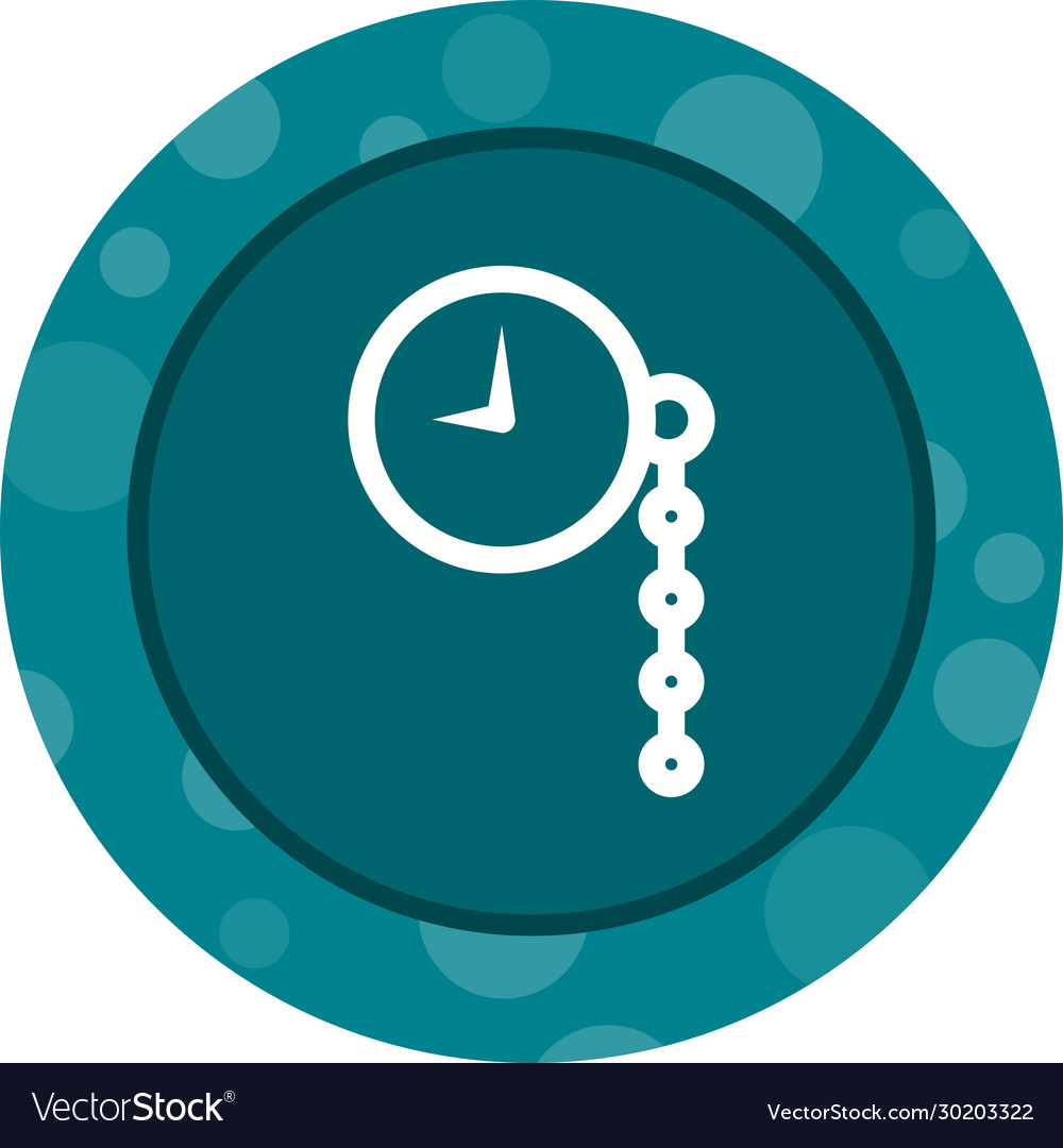 Unique pocket watch glyph icon Royalty Free Vector Image Unique pocket watch glyph icon Royalty Free Vector Image