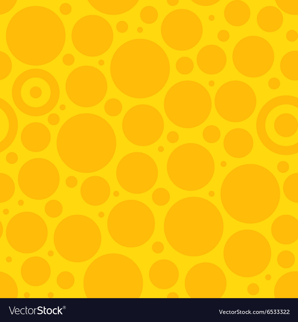Yellow circle pattern Royalty Free Vector Image