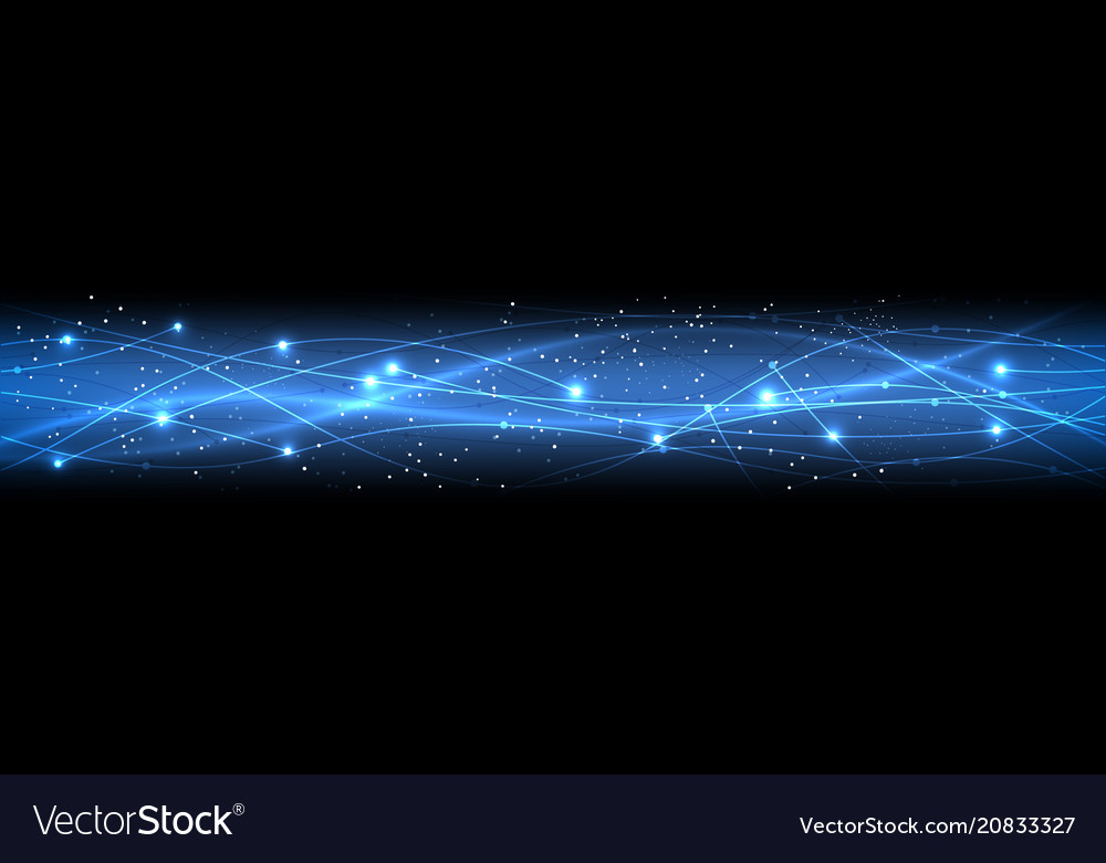 Abstract Background Technology Communication Data Vector Image