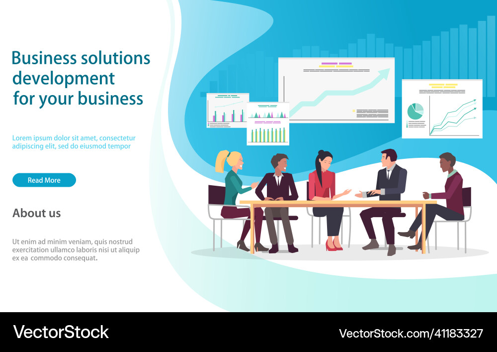 Collective thinking brainstorming for business Vector Image