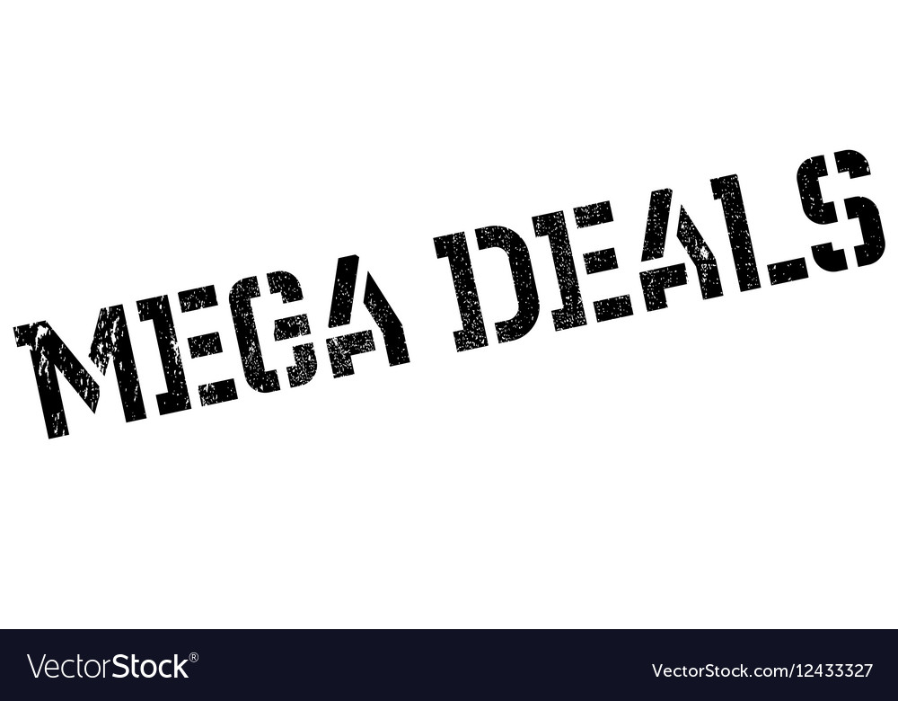 Mega Deals rubber stamp Royalty Free Vector Image Mega Deals rubber stamp Royalty Free Vector Image