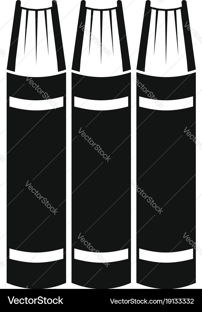 Book pile icon simple black style Royalty Free Vector Image