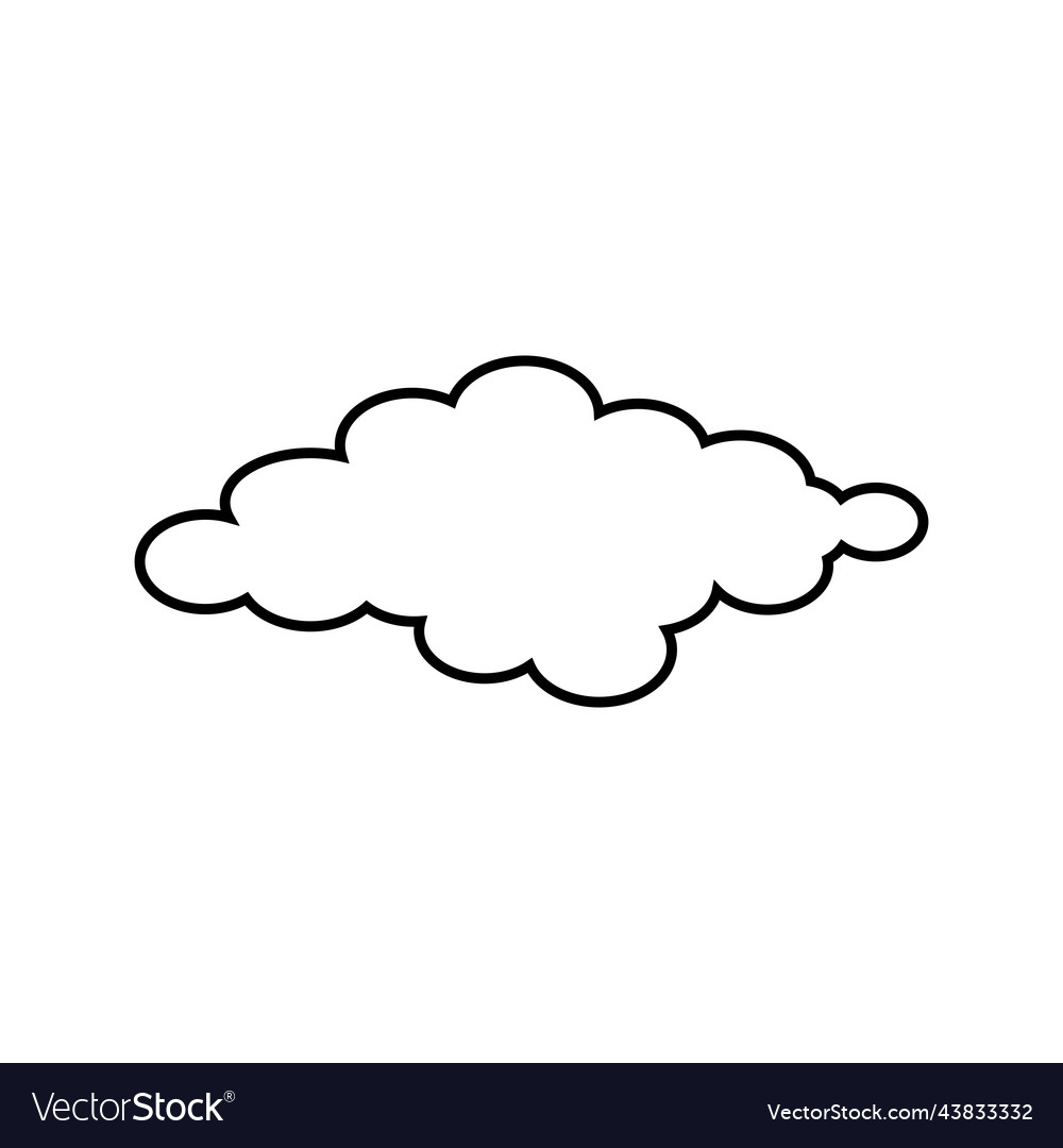 Cloud logo Royalty Free Vector Image - VectorStock