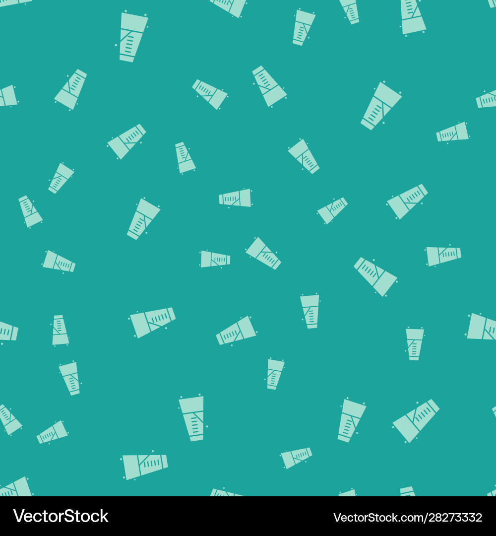 Green classic metronome with pendulum in motion Vector Image