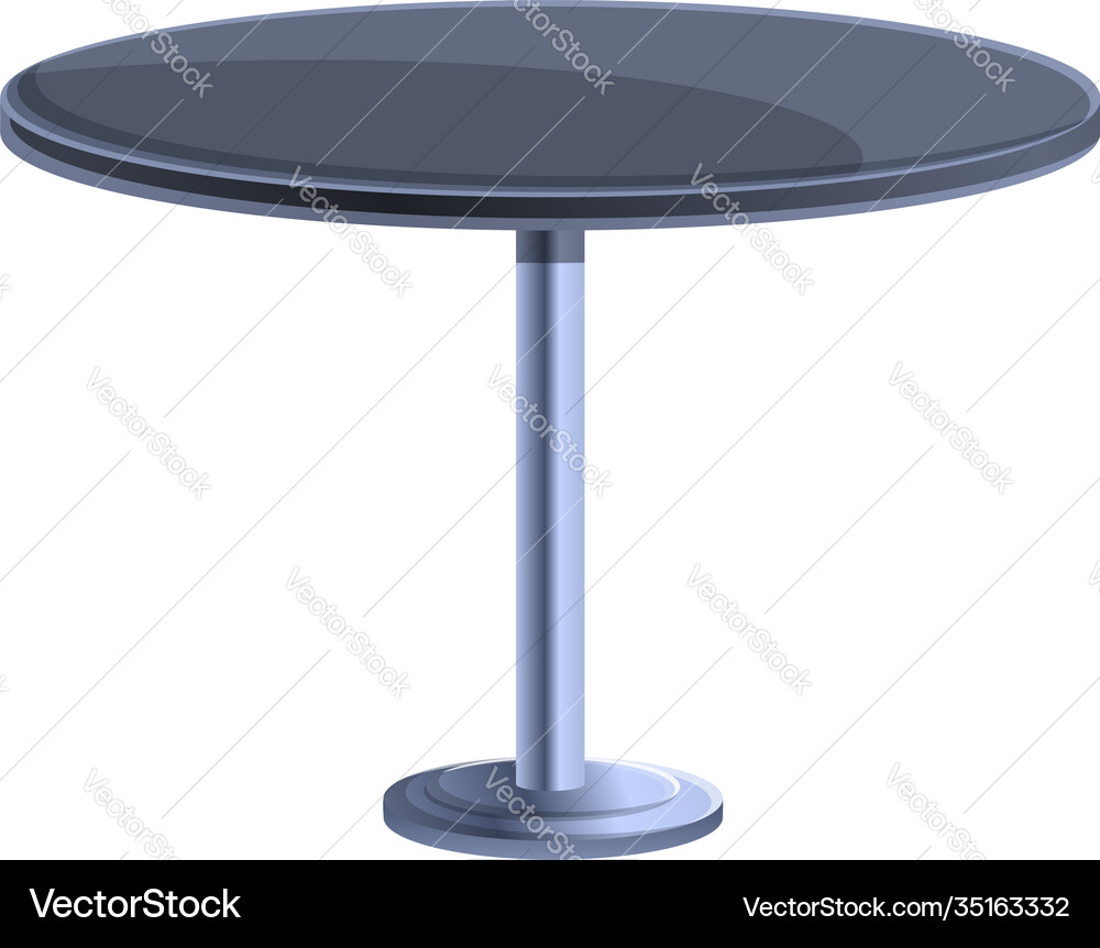 Steel table icon cartoon style Royalty Free Vector Image
