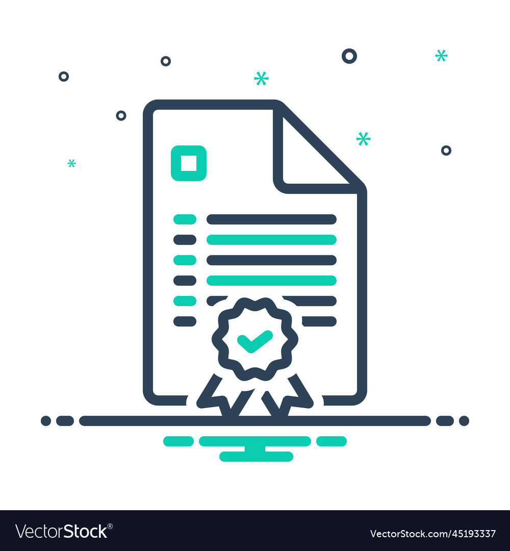 Declaration Royalty Free Vector Image - VectorStock