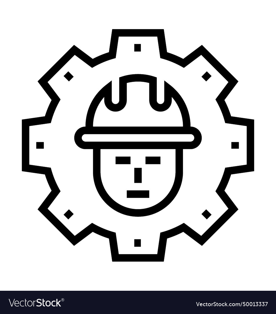Engineer icon Royalty Free Vector Image - VectorStock